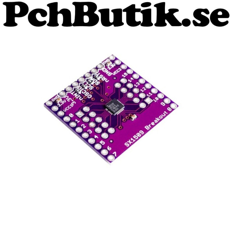 NYTT PÅ LAGER. MCU - SX1509 16 channel I/O output module