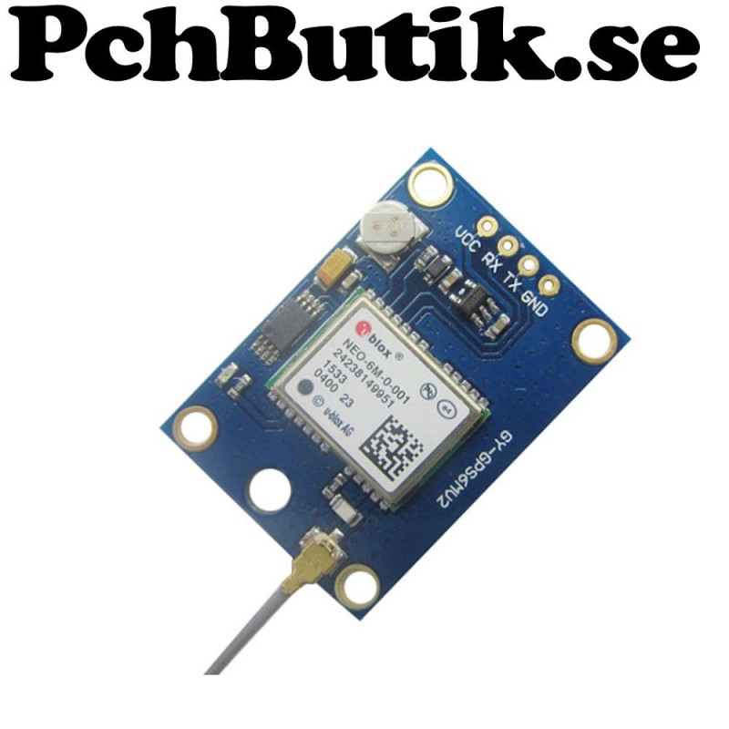 GY-GPS6MV2, NEO6MV2 Ublox NEO-6M GPS Module med EEPROM APM2.5+Antenn