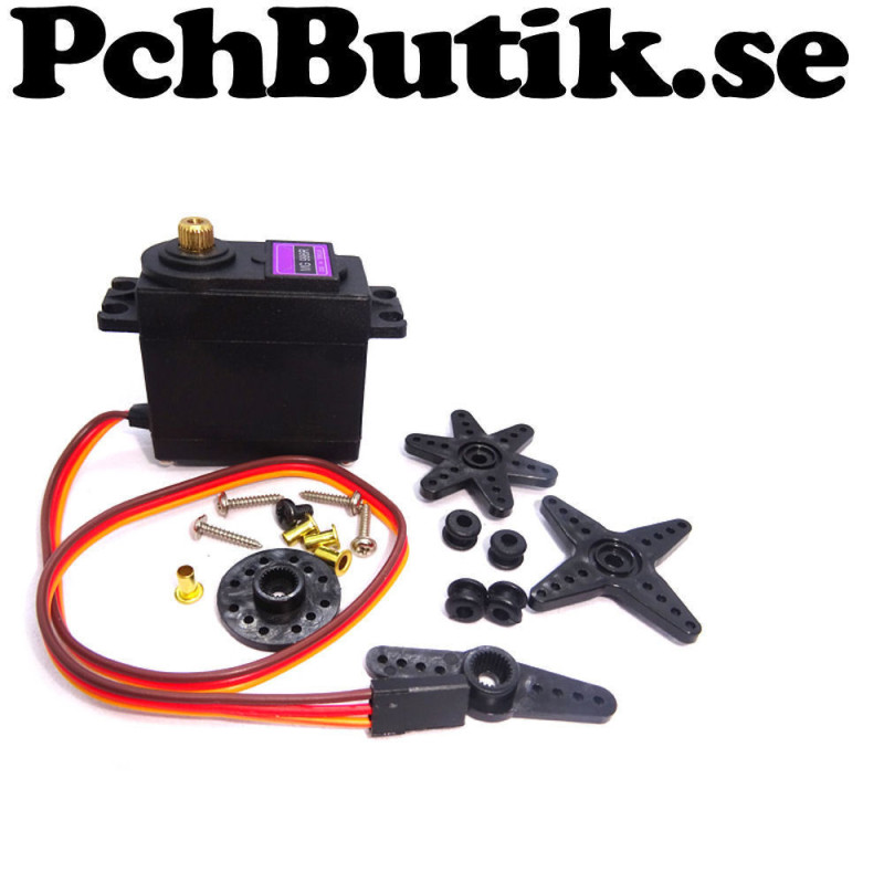 Servo MG 996, Rörelse 90 grader(180 grader).