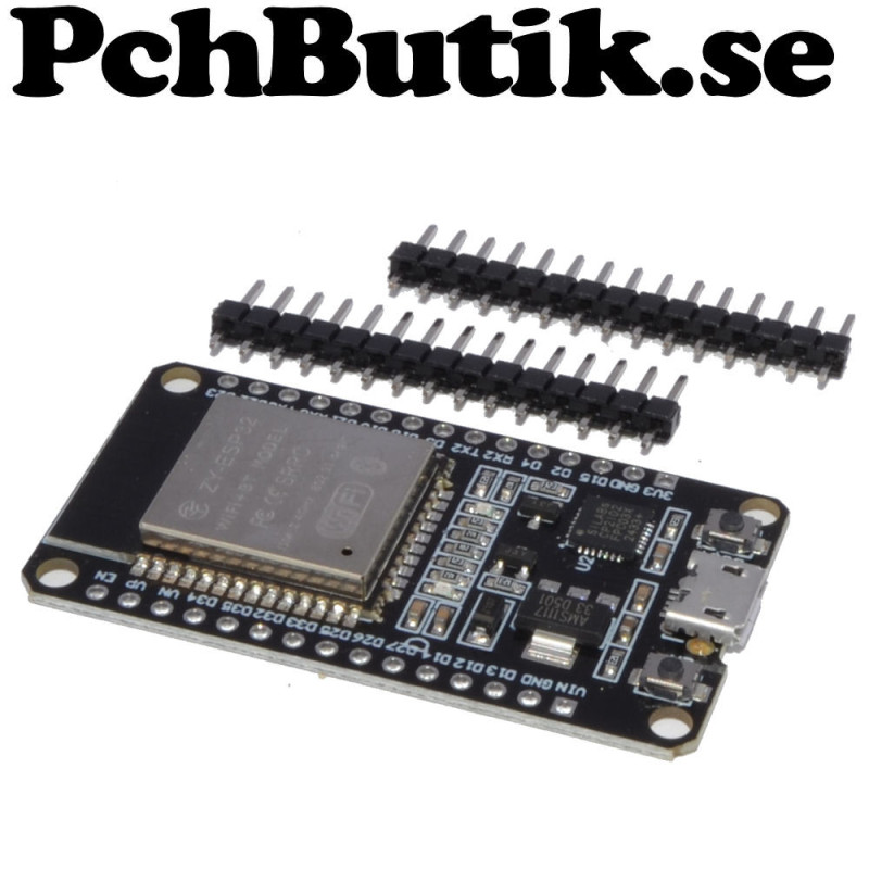 ESP32-D0WD-V3 Utvecklingskort 4MB 30 pinnar